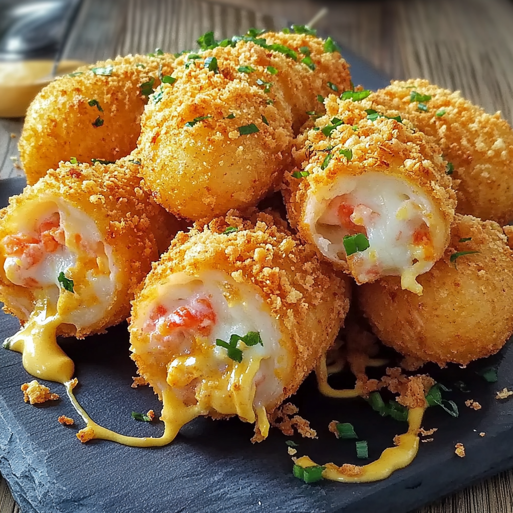 Shrimp Crab Nacho Corn Dogs
